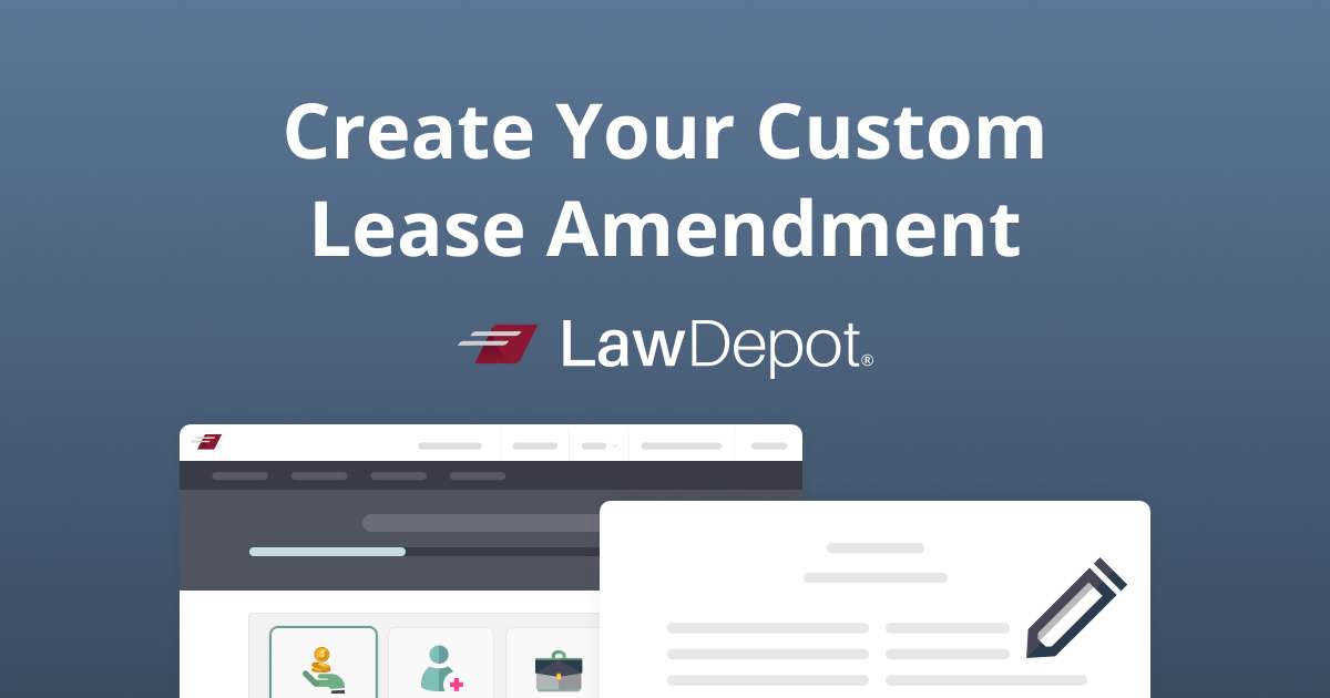 Lease Amendment Template | Canada | Rental Forms