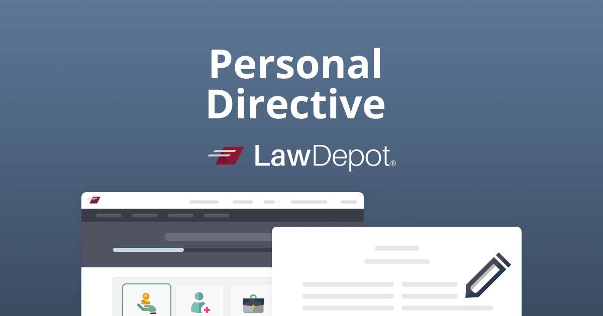 Living Will Template | Personal Directive | LawDepot (Canada)